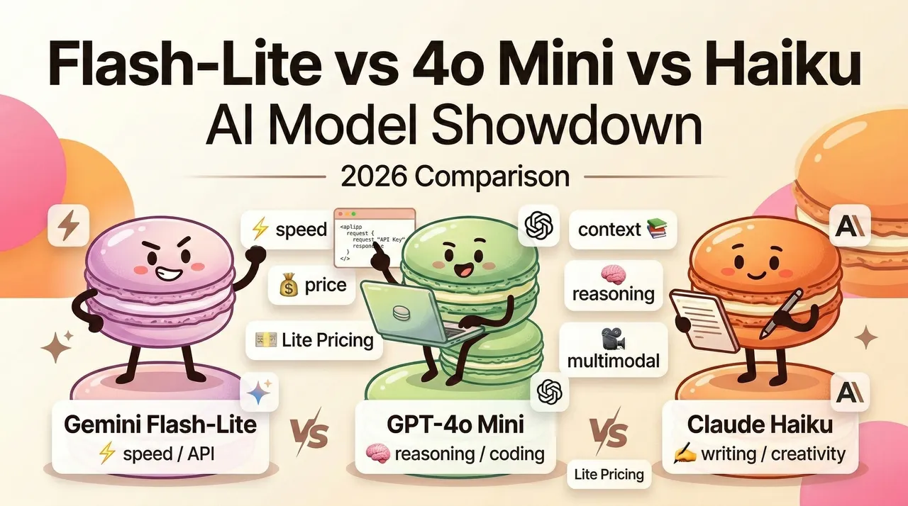 Gemini Flash Lite vs GPT-4o Mini vs Claude Haiku (2026) - Macaron